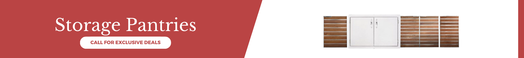 Stylish Outdoor Pantry Storage Solution | Save Up To 50% Off