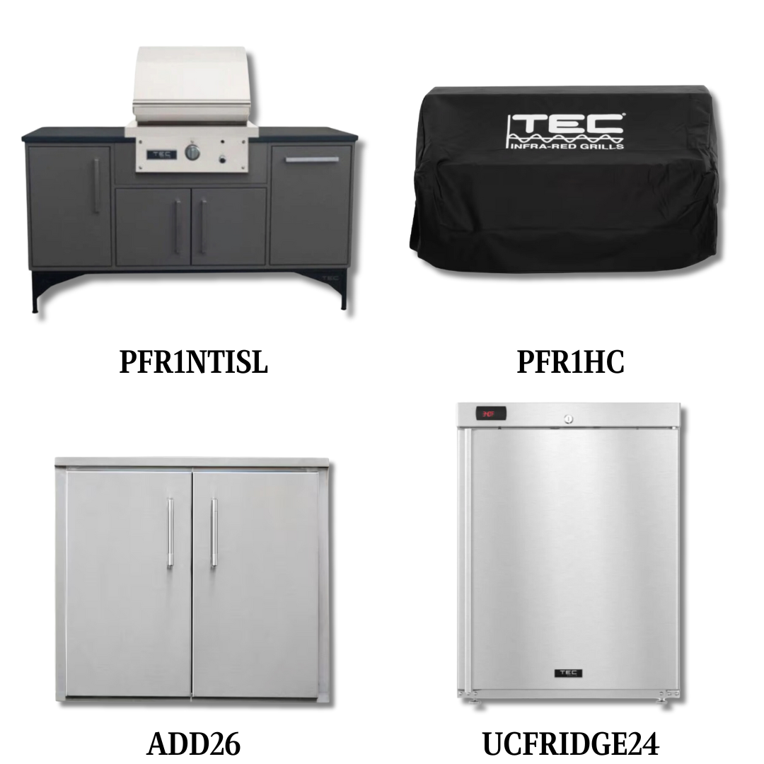 TEC PFR1NTISL Natural Gas with Cover, and Double Access Door and Refri