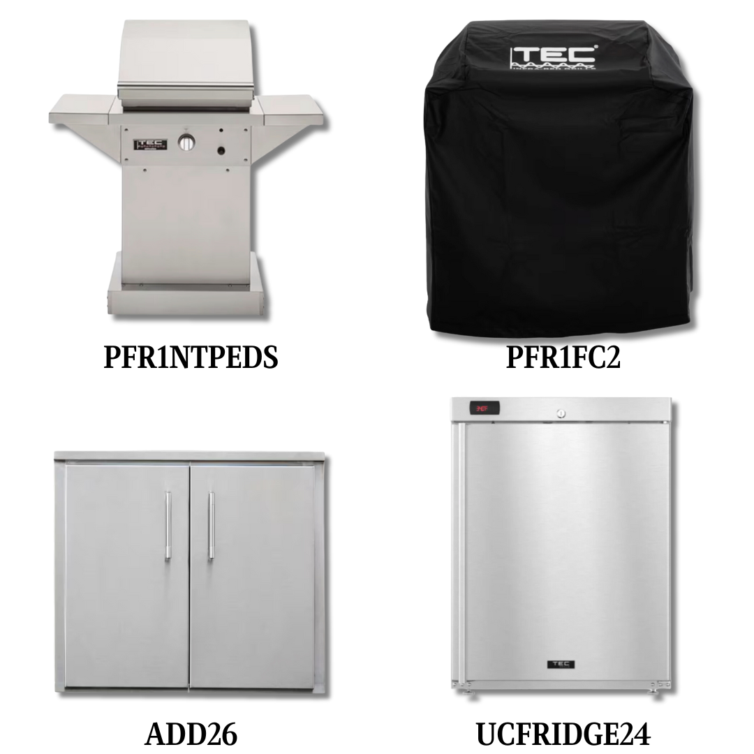 TEC PFR1NTPEDS Natural Gas with Cover, and Double Access Door and Refr