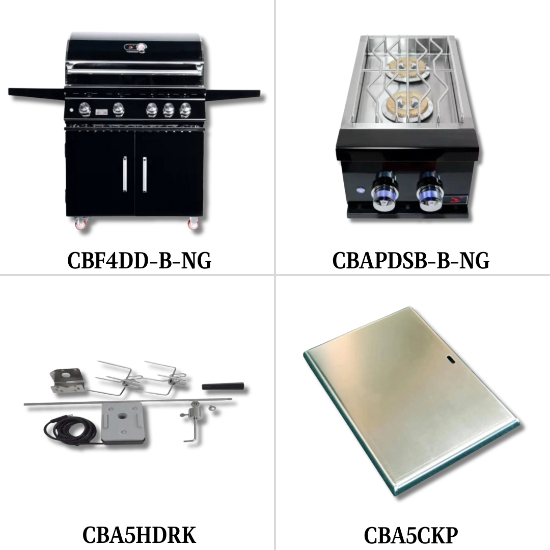 Upgrade to Bonfire Whistler 34‚Äù NG Grill with Infrared Rear Burner!