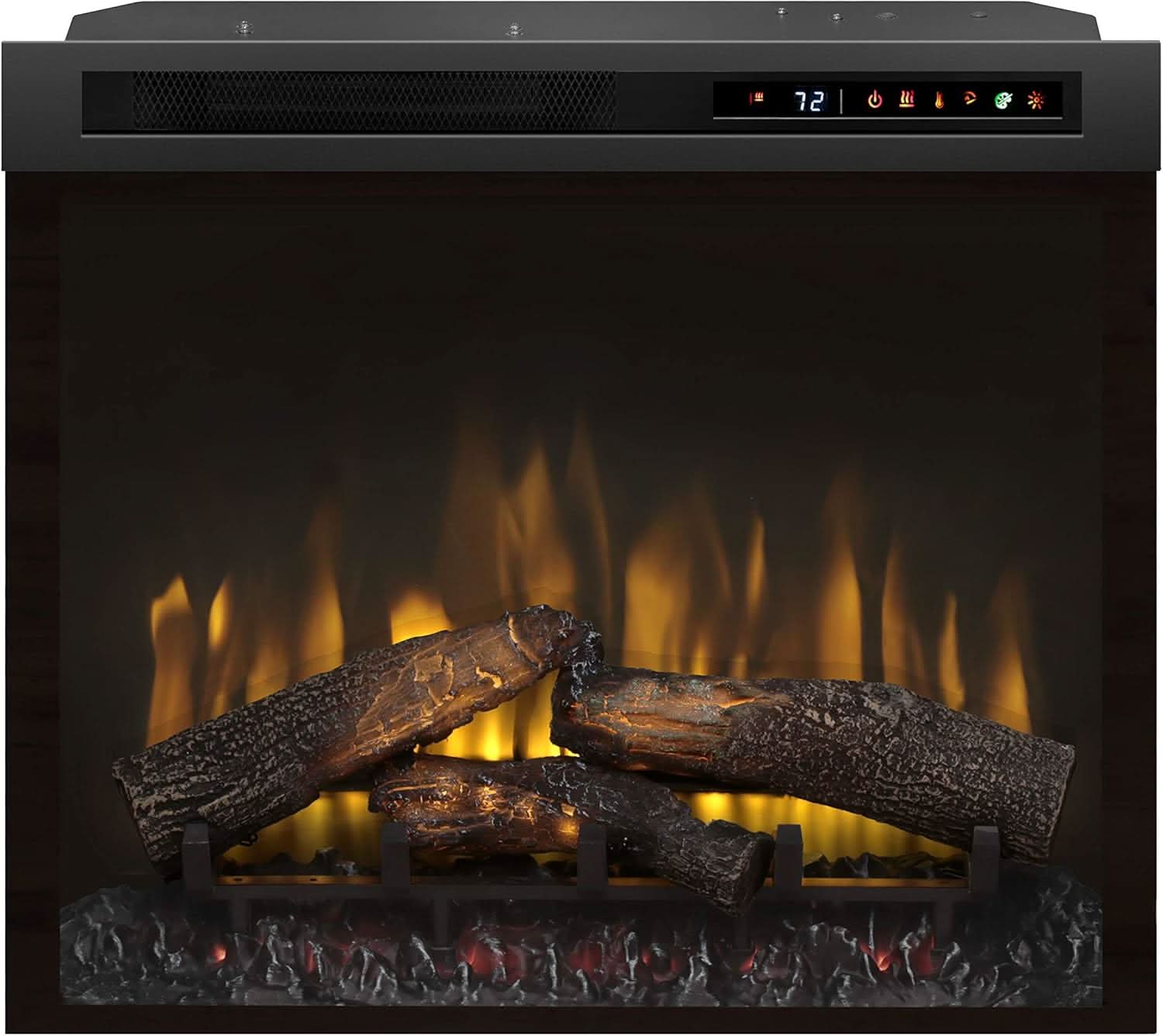 Dimplex Multi-Fire XHD 28-inch Plug-in Electric Firebox with Realogs-