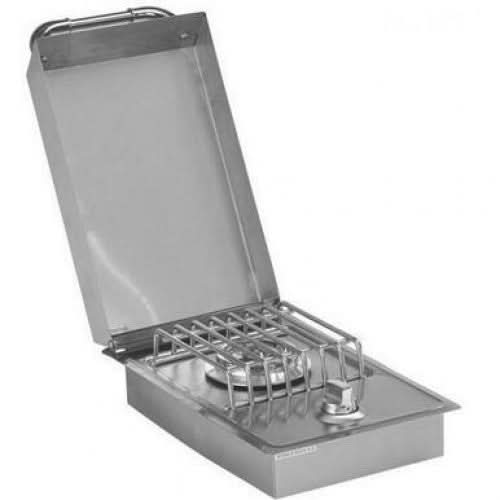 Bull Drop-In Propane Single Side Burner W/ Stainless Steel Lid 60008