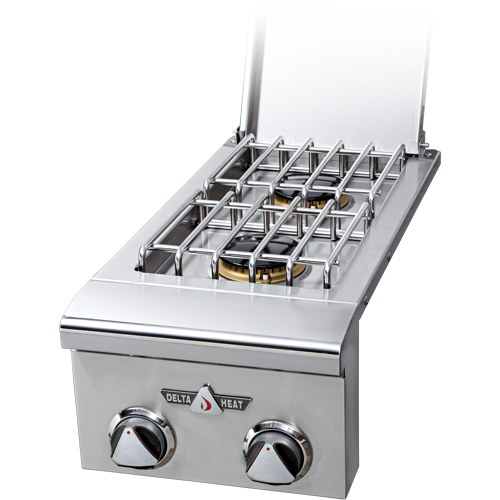 Delta Heat Built-In Propane Gas Double Side Burner - DHSB2-CL