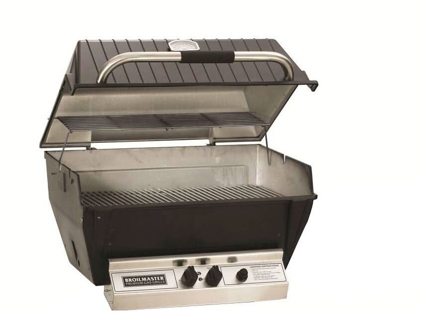 Broilmaster H3X Deluxe Gas Grill with SS Single-Level Grids, H-Burner ...
